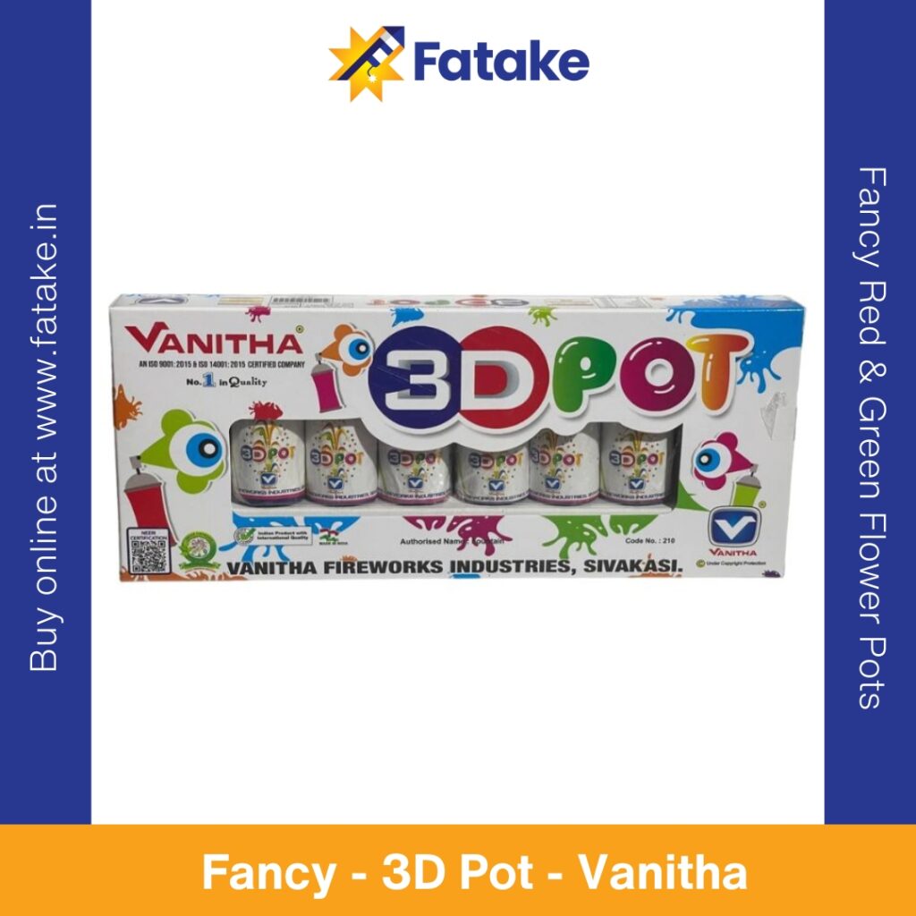 Fancy – 3D Pots (Vanitha) - fatake